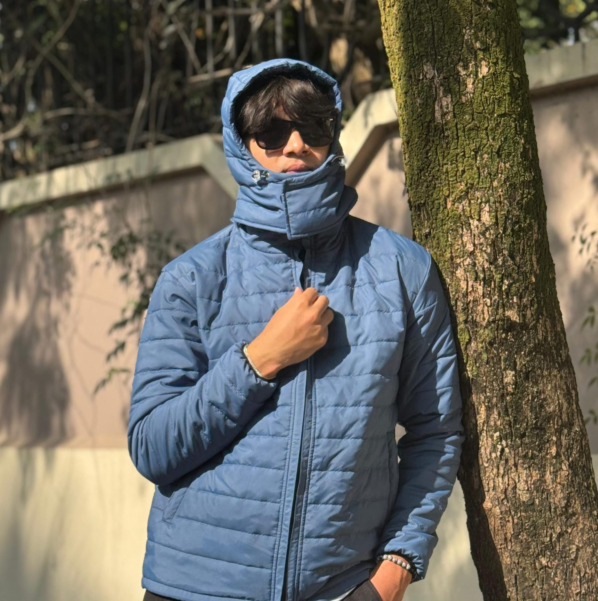 Men's 5 Layer Quilted Puffer Jacket - LOGO | Ethical Clothing Brand ...